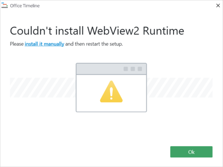 How to manually install WebView2 Runtime