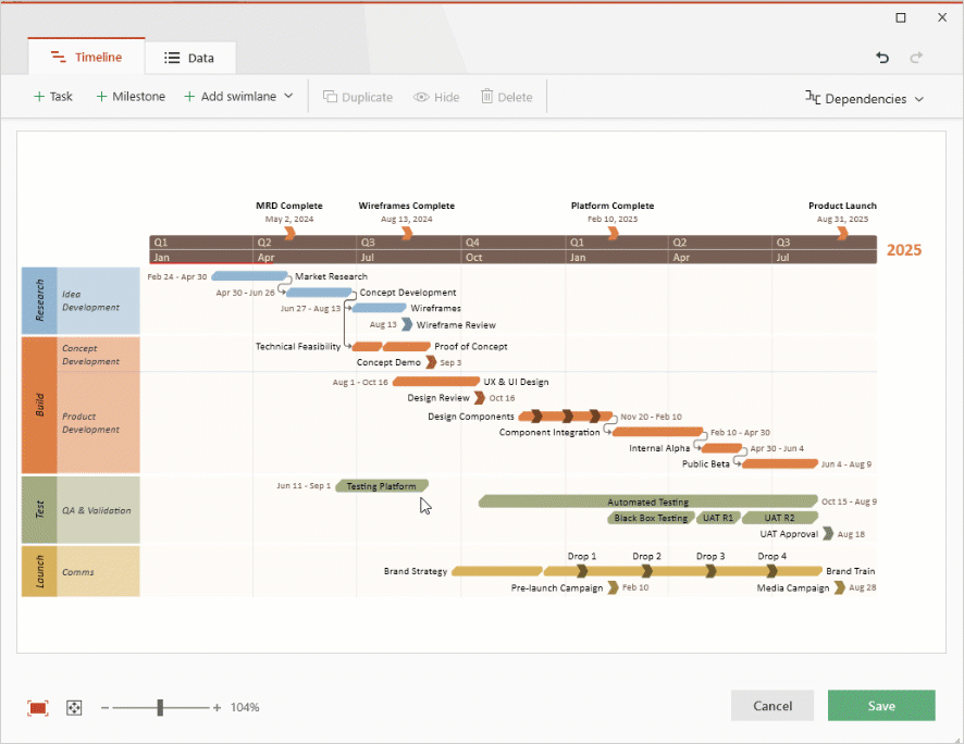 Quick Start to Office Timeline Expert