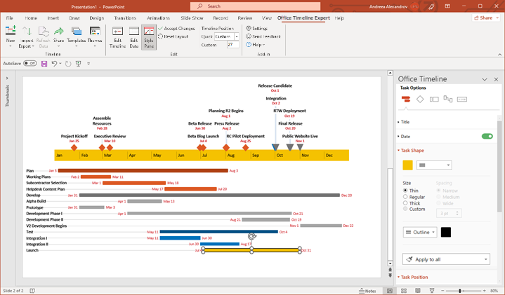 Import your Microsoft Project plan into Office Timeline