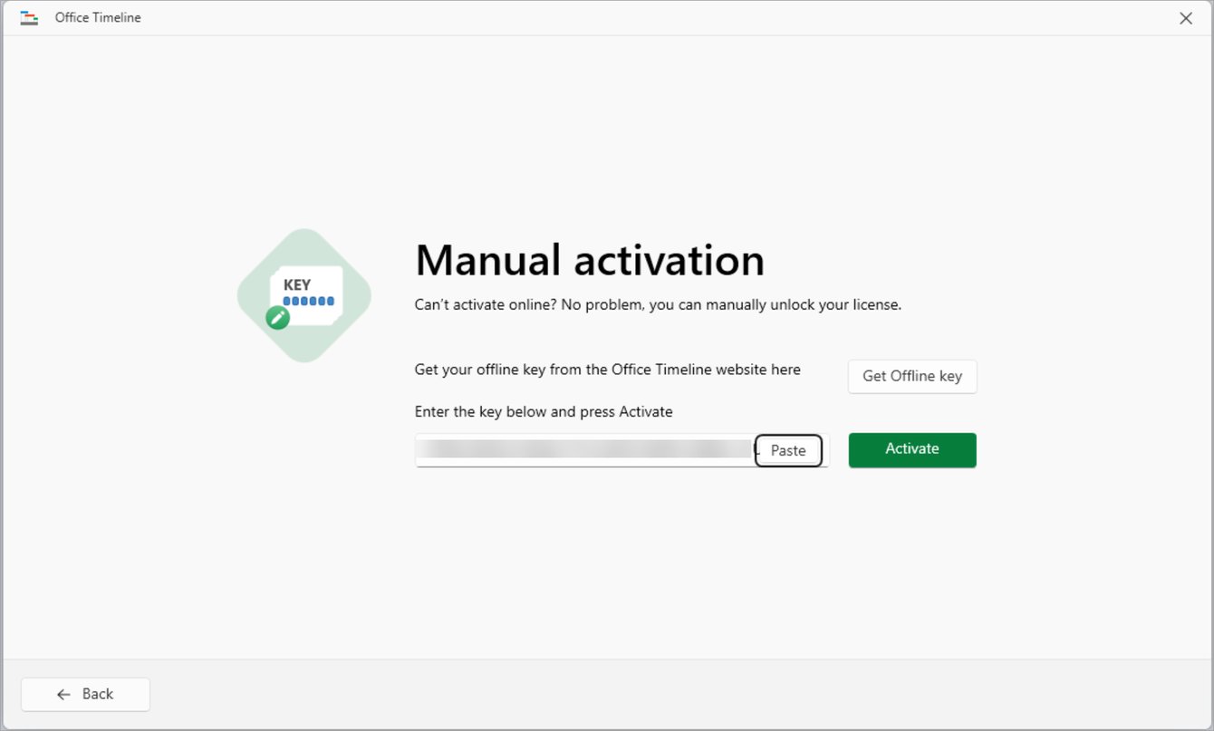 How to activate your new Office Timeline Add-in using a license key ...