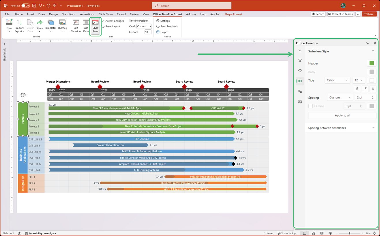 Quick Start to Office Timeline Plus