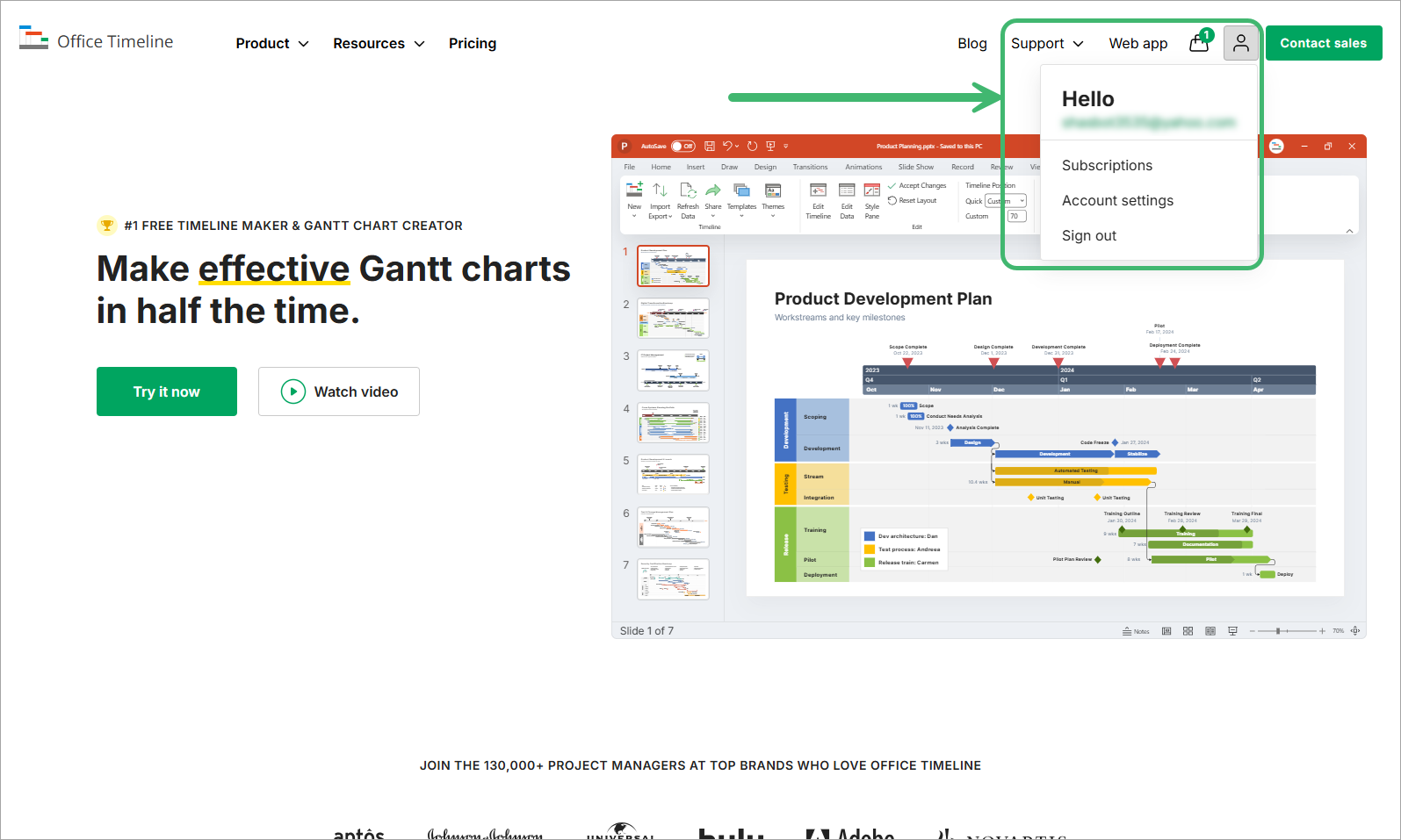 How to activate your new Office Timeline Add-in license