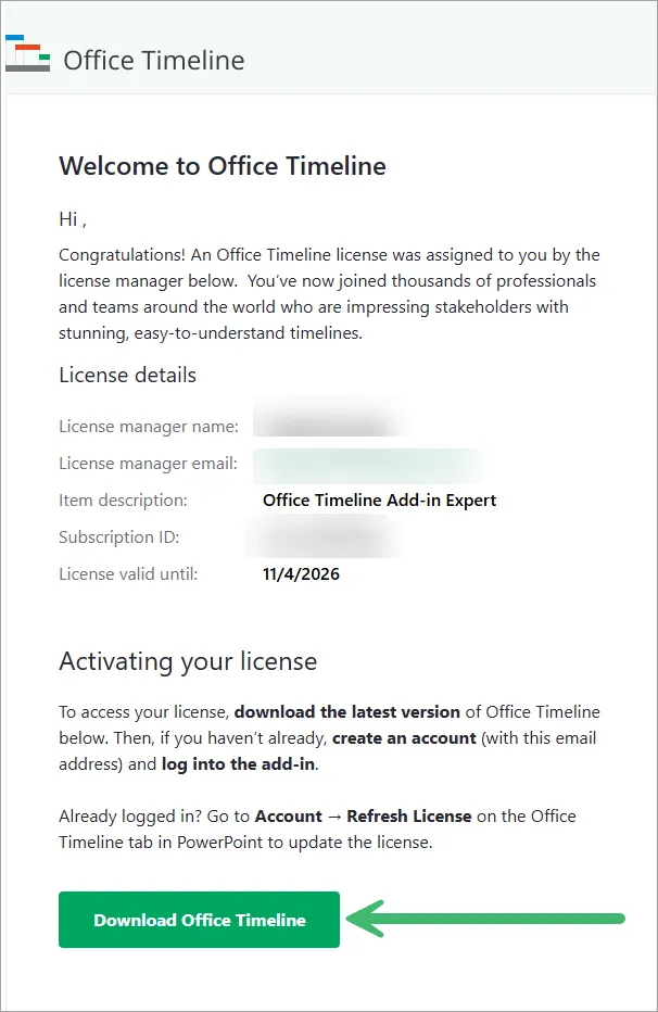 How to assign and revoke licenses for license managers