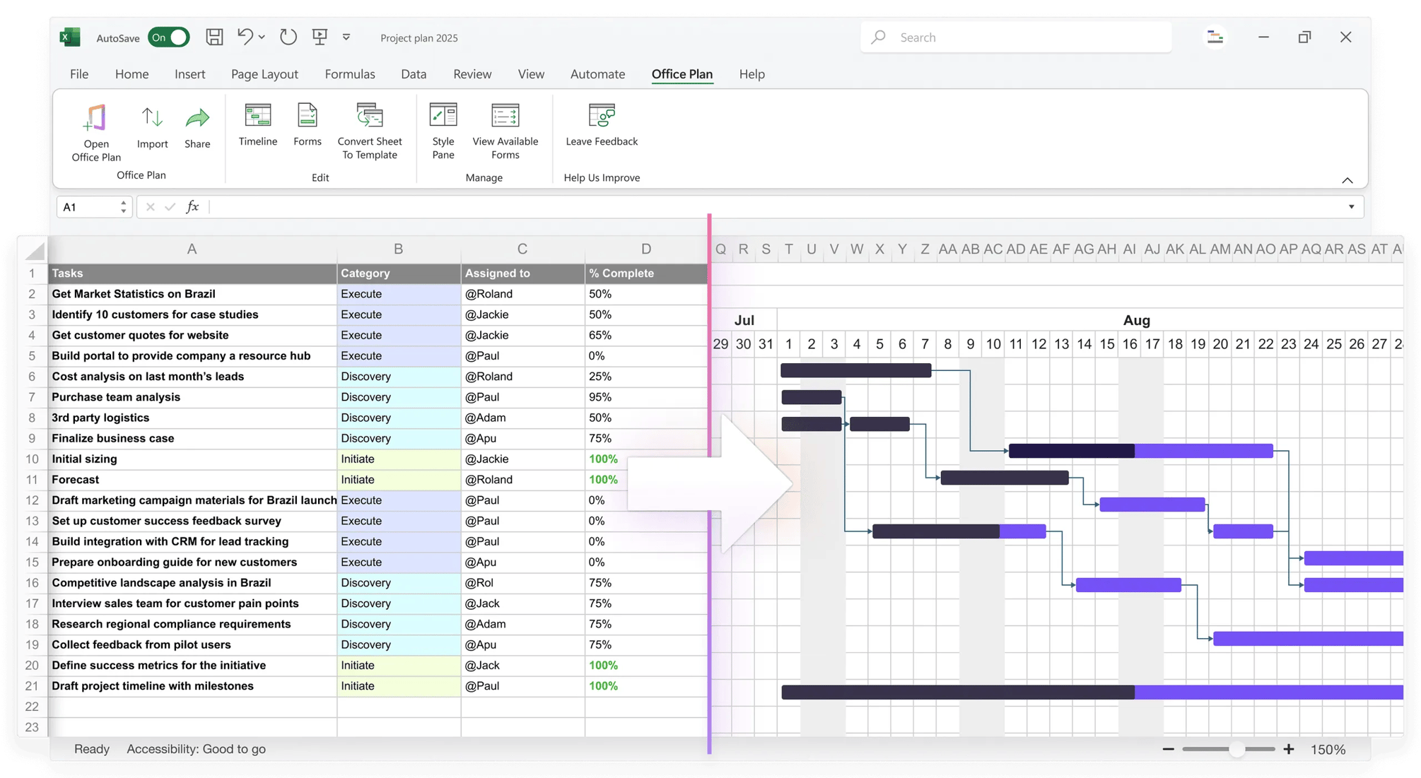 Office Timeline Beta Program