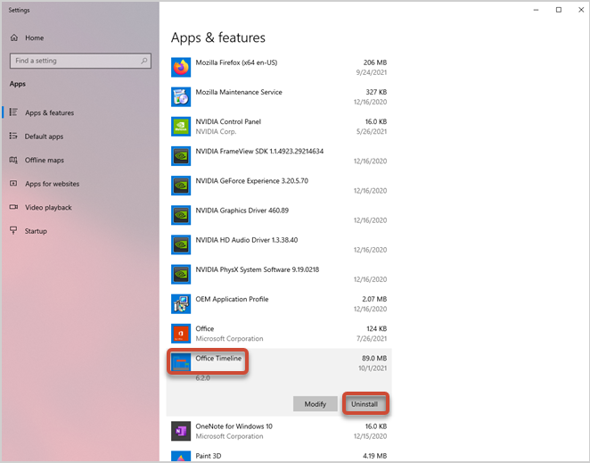 Install Office Timeline with Elevated Privileges