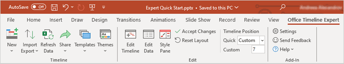 Quick Start to Office Timeline Expert