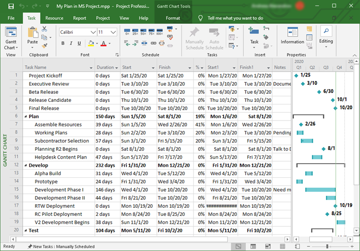 Import your Microsoft Project plan into Office Timeline